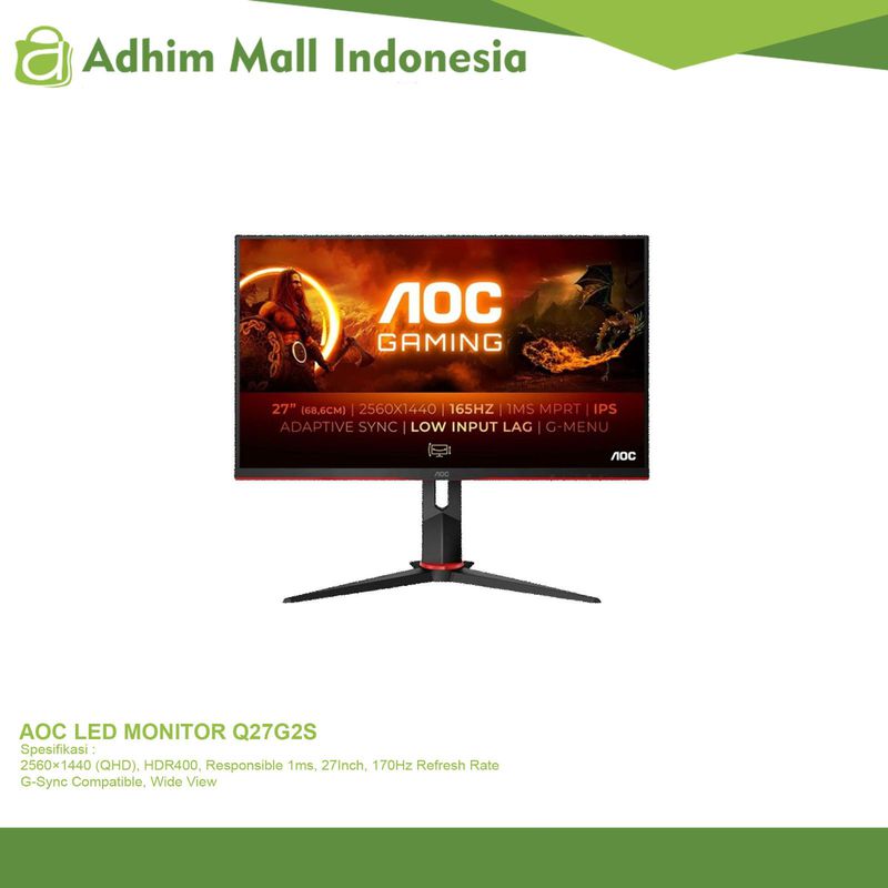 AOC LED MONITOR Q27G2S