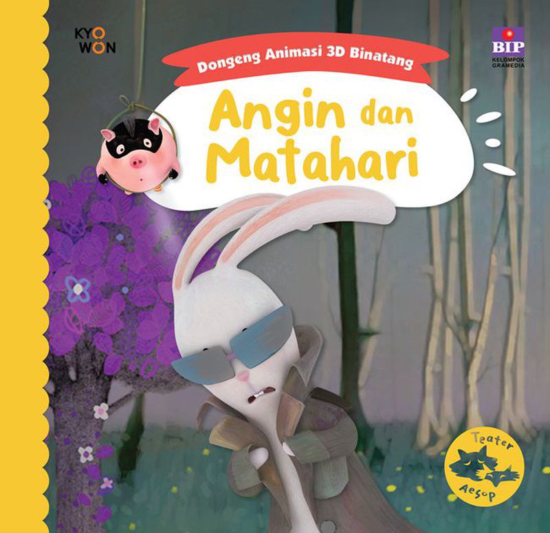 Seri Dongeng Animasi 3D Binatang: Angin dan Matahari