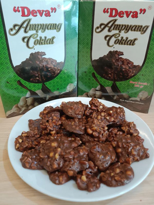 AMPYANG COKLAT DALAM KEMASAN DUS BERAT BERSIH 200GR