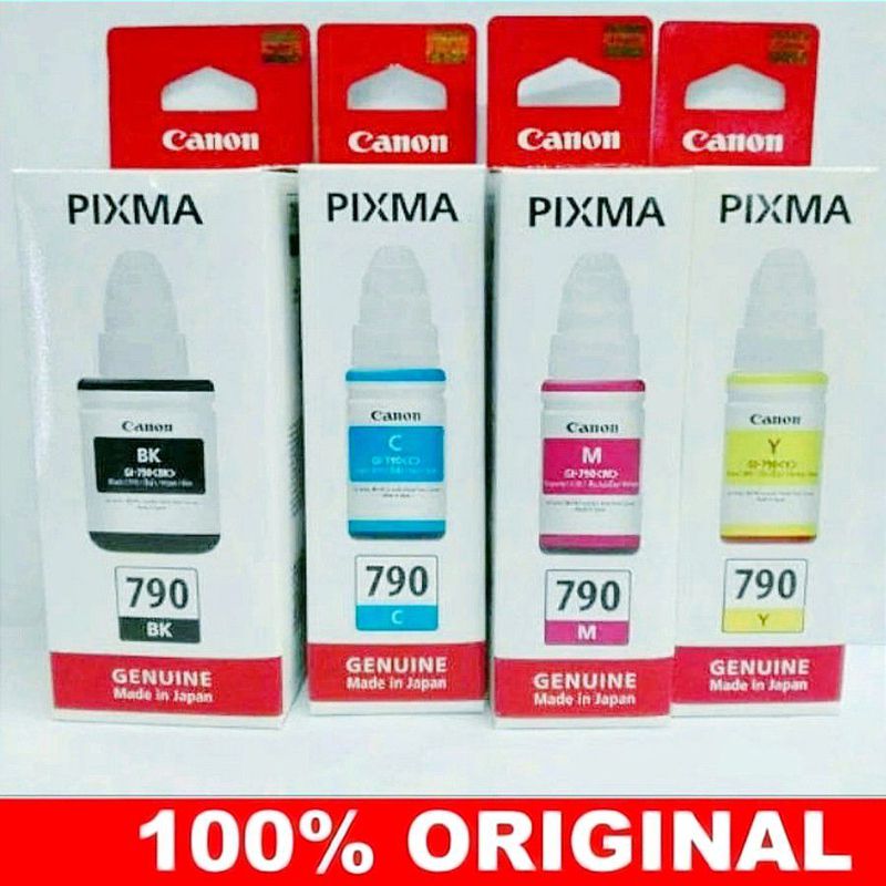 Tinta Canon 790 G1010 G2010 G3010 Black cyan magenta yellow - Kuning
