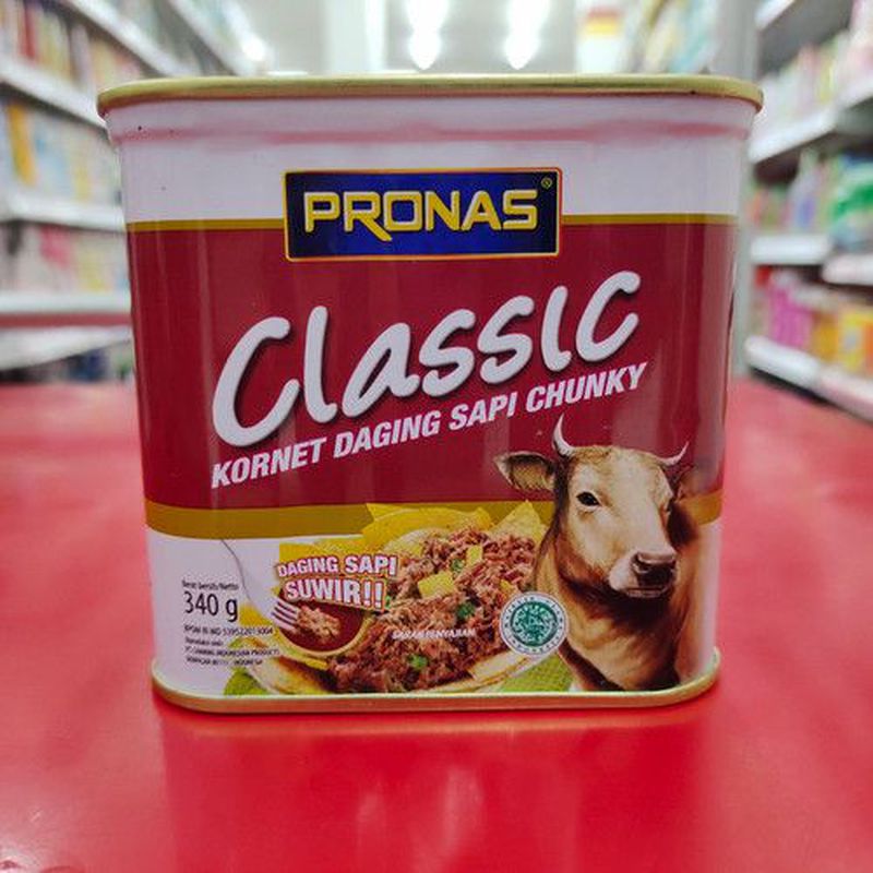 Pronas Classic Kornet Daging Sapi Chunky 340g