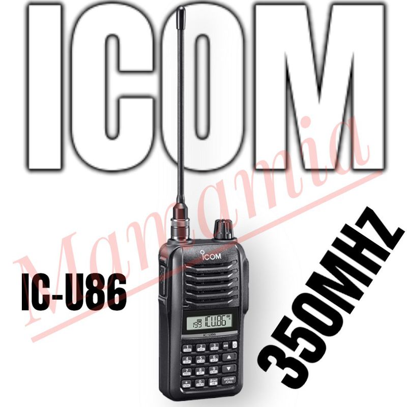 ICOM IC-U86 Handy Talkie UHF 350MHz Ory Baru Garansi