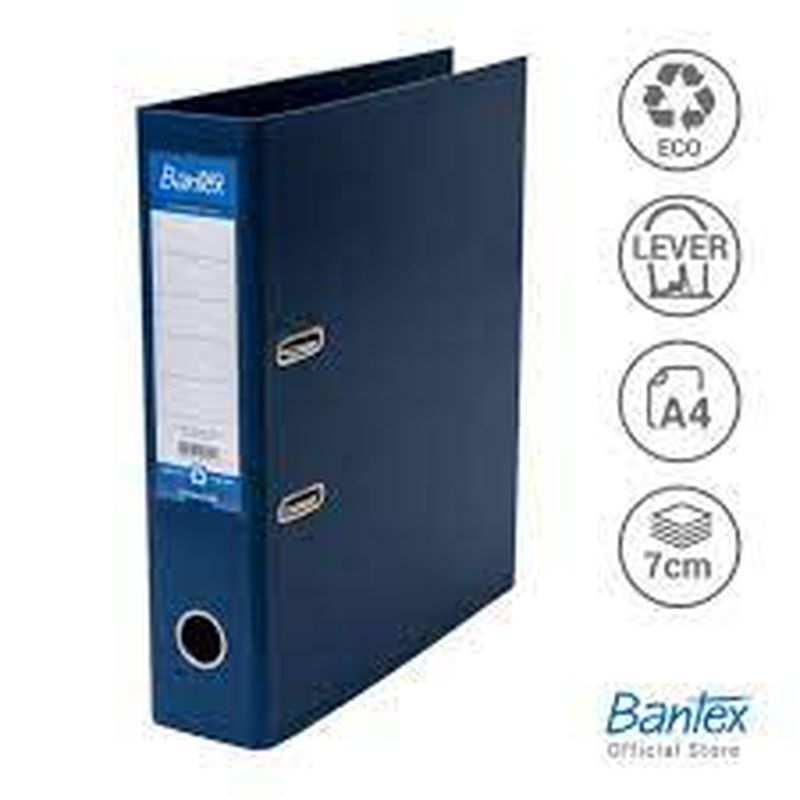 Bantex Ordner PVC Lever Arch File - A4 7cm