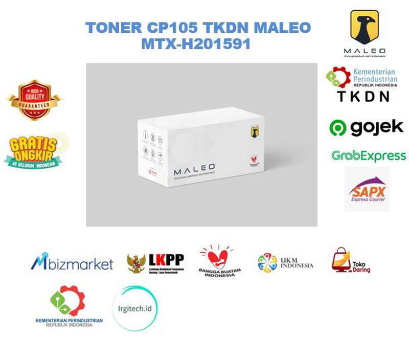 TONER CP105 TKDN - MTX-H201591 - Untuk Black Toner Cartridge for Fuji Xerox DocuPrint CP105b, CP205