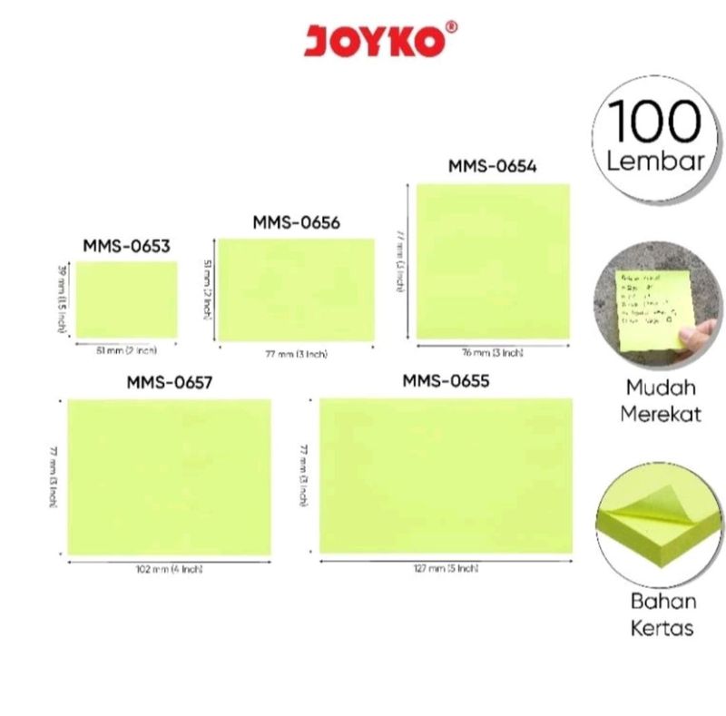 Memo Stick 51 x 59 Joyko