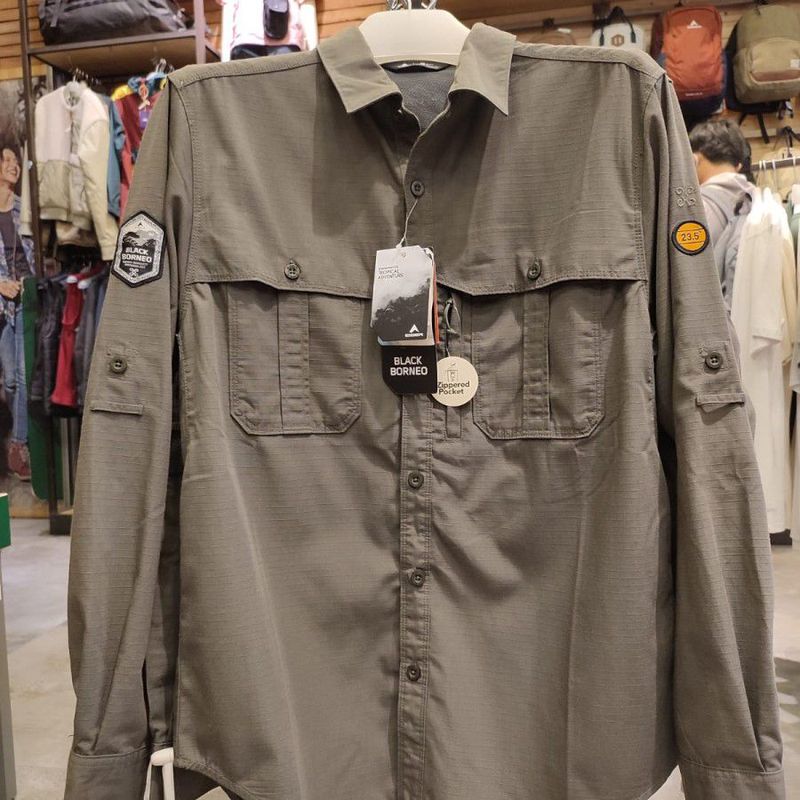KEMEJA LENGAN PANJANG MEREK EIGER - XXXL