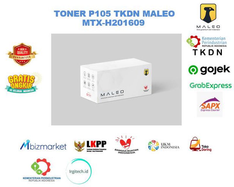 TONER P105 TKDN - MTX-H201609 - Untuk Fuji Xerox DocuPrint P105B, M105B, P205B, M205B, M205f,