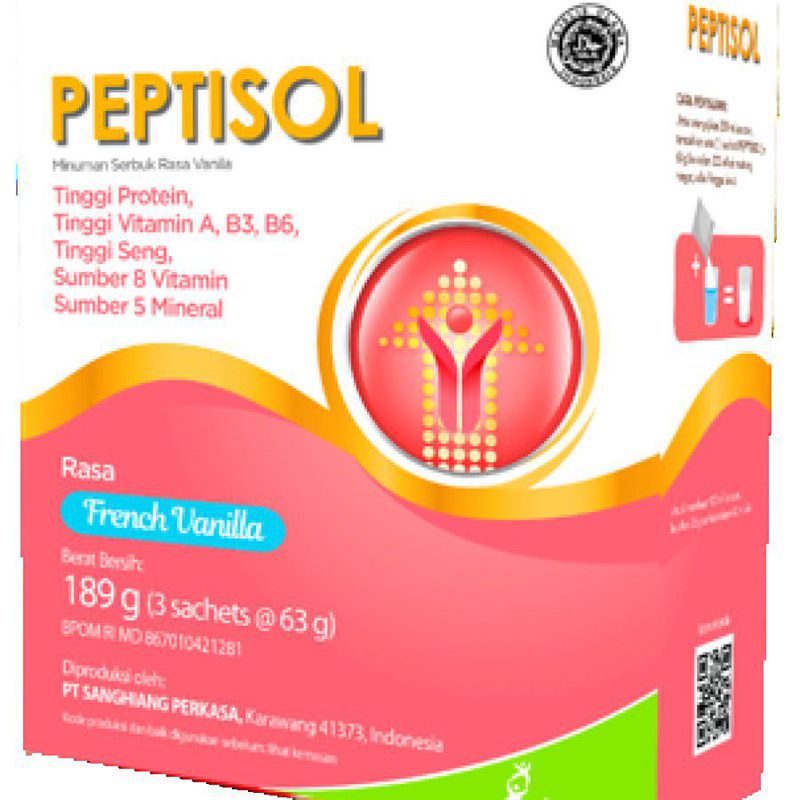 PEPTISOL VANILA 189 GR