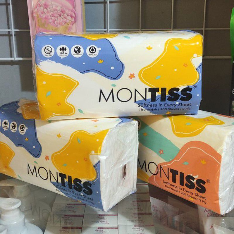 MONTISS FACIAL TISSUE 200'S-2'P