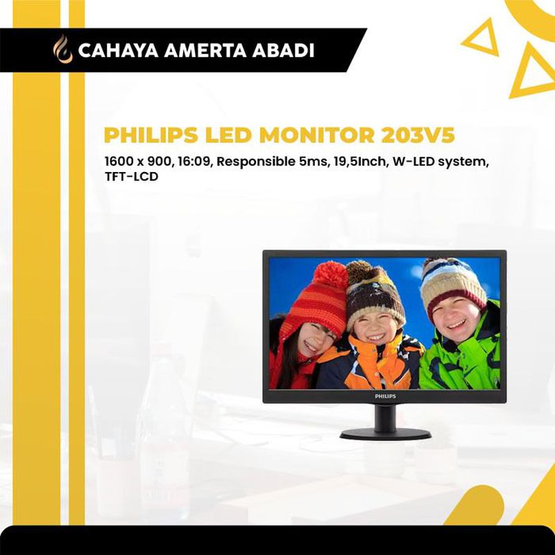 PHILIPS LED MONITOR 20INCH 203V5