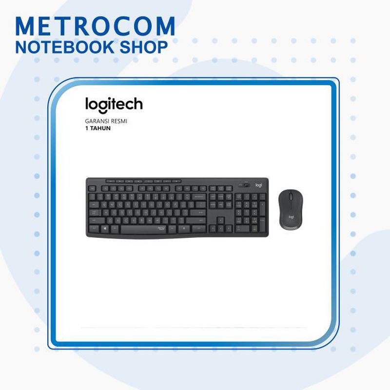 Keyboard Mouse LOGITECH MK295 Silent Wireless Combo