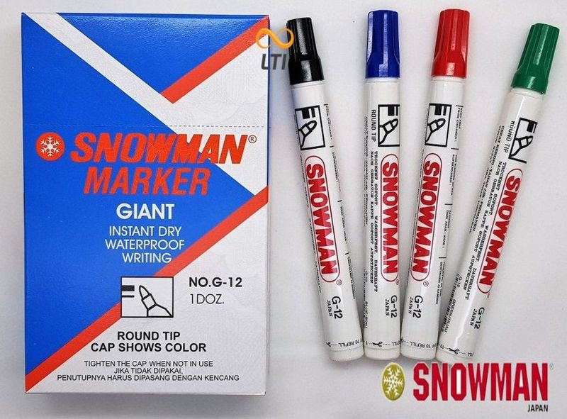 Spidol snowman permanen satuan