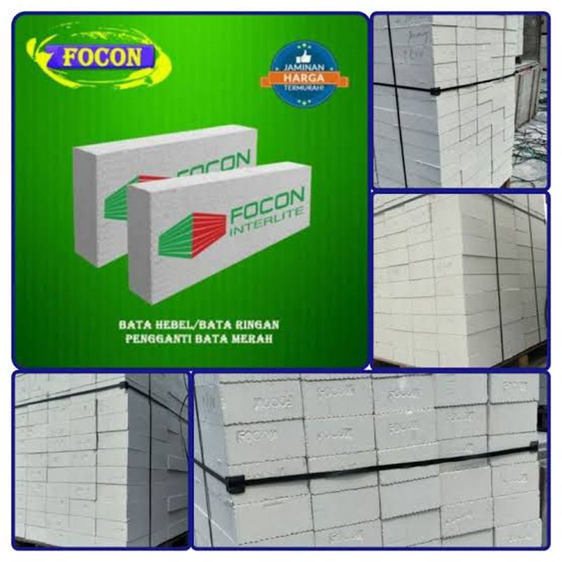 Bata Ringan / Hebel Focon - Uk10cm