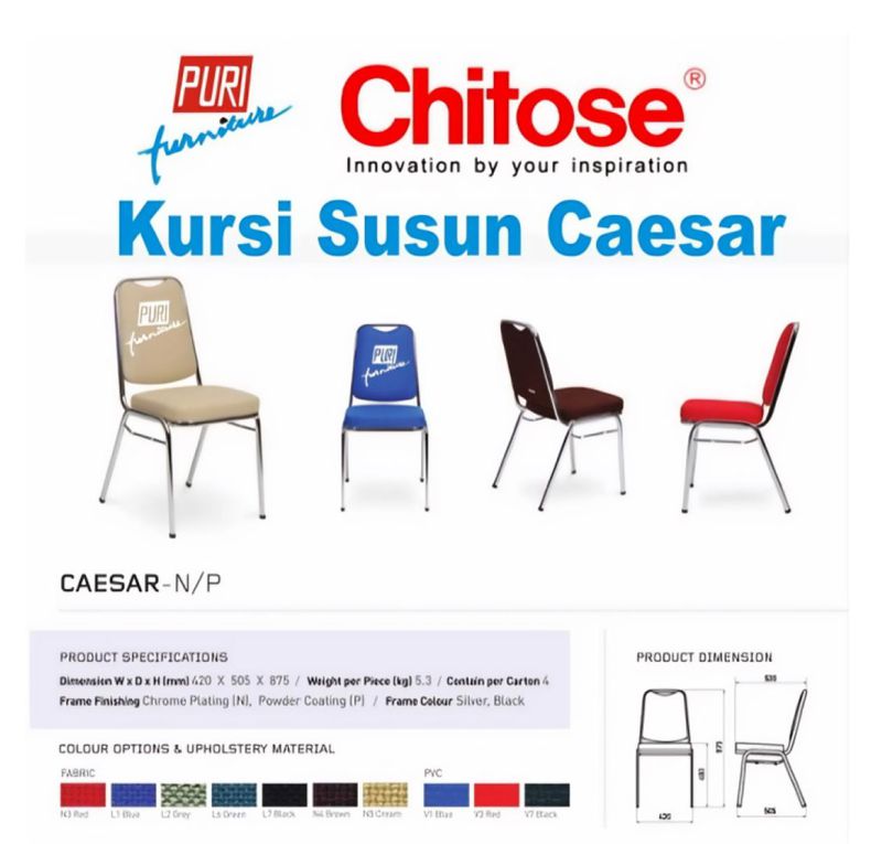 KURSI CHITOSE CAESAR SUSUN