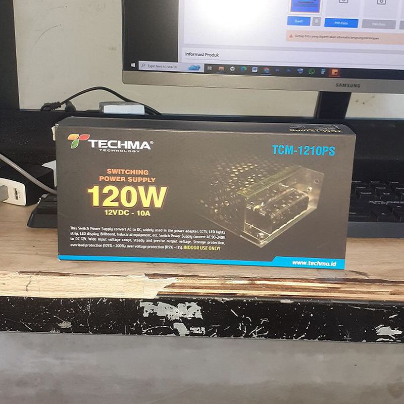 Power Supply Techma 12V 10A