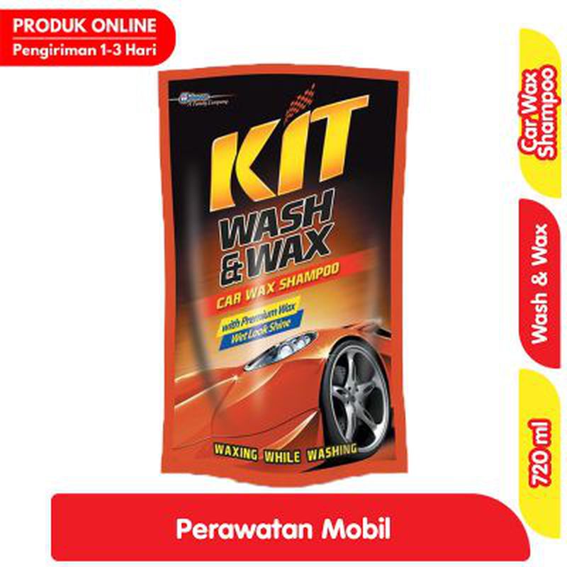 KIT WASH & WAX SHAMPOO REFILL 720 ML