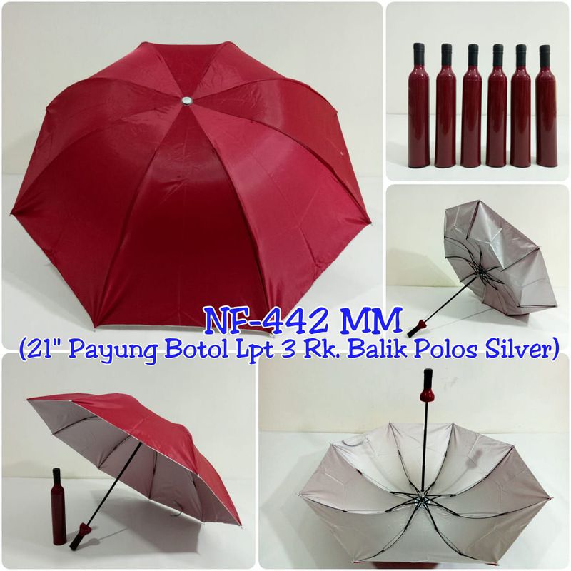 Souvernir Payung Botol - Kuning