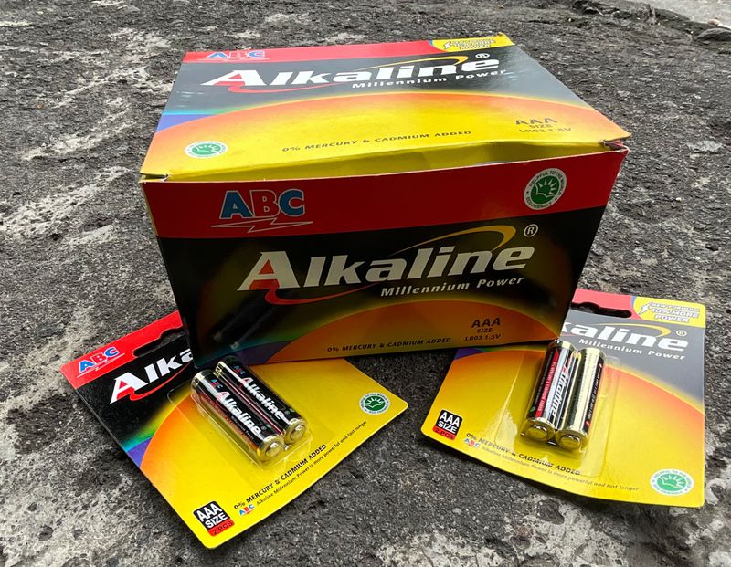 Batu batrai ABC alkaline AAA