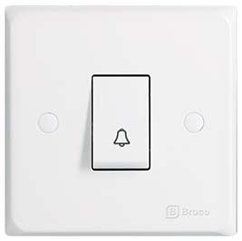 Saklar Single Push Button Bell C165 Broco Allegra