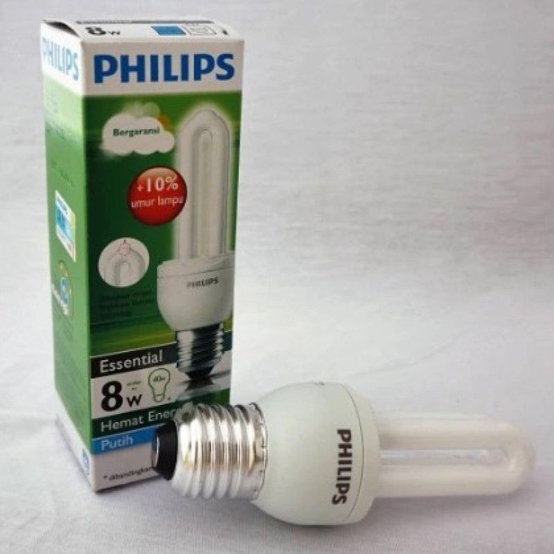 Lampu SL 8 watt Philips