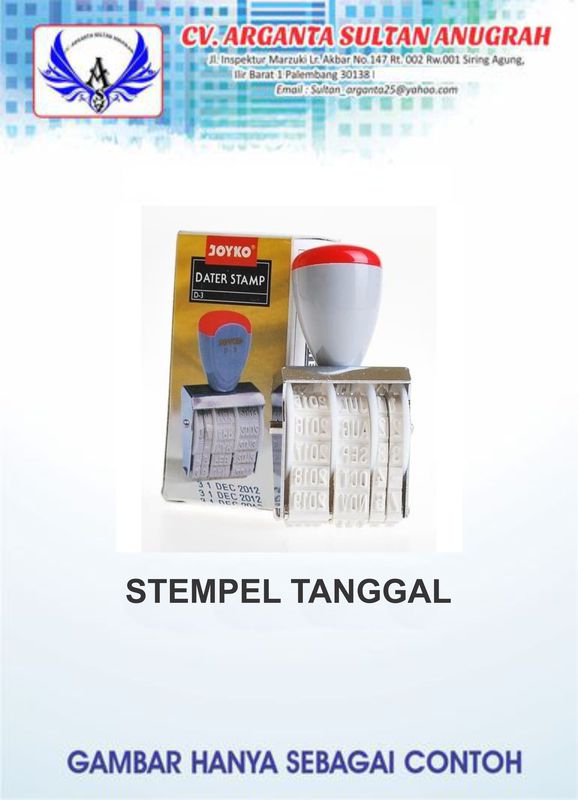 Stempel Tanggal, Bulan & Tahun