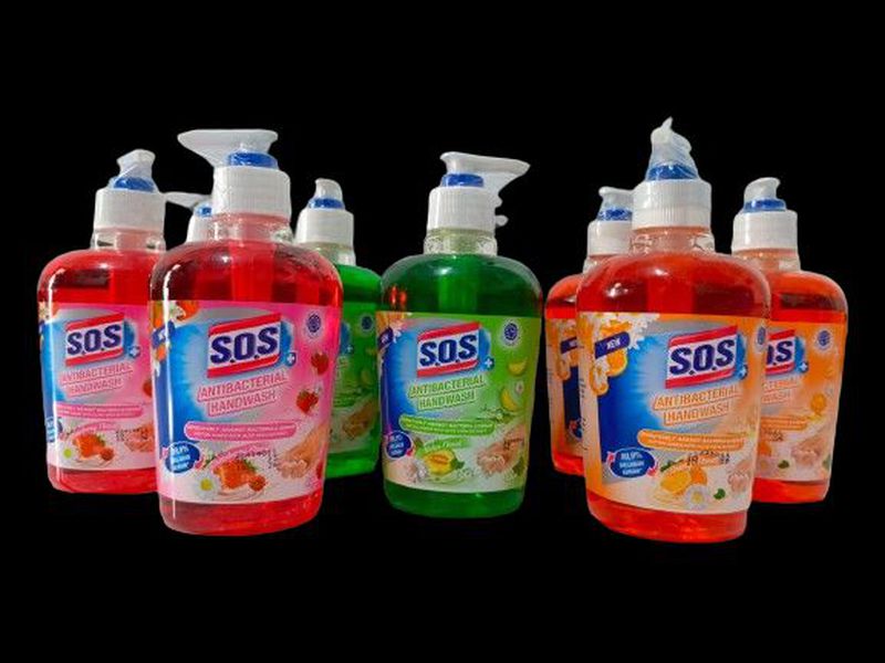 Handsoap Pump SOS , sabun cuci tangan 400ml