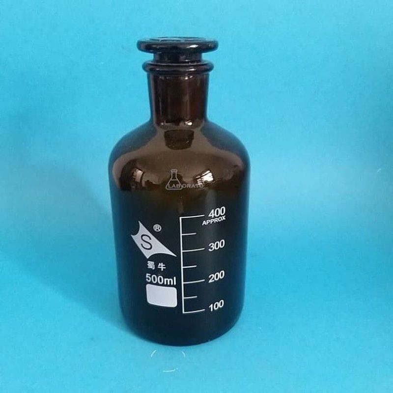 Botol Reagen Coklat 500 mL