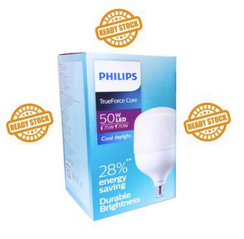 Lampu Philips LED 50 Watt Putih Gen 3 - LED TrueForce 50W 50Watt ...