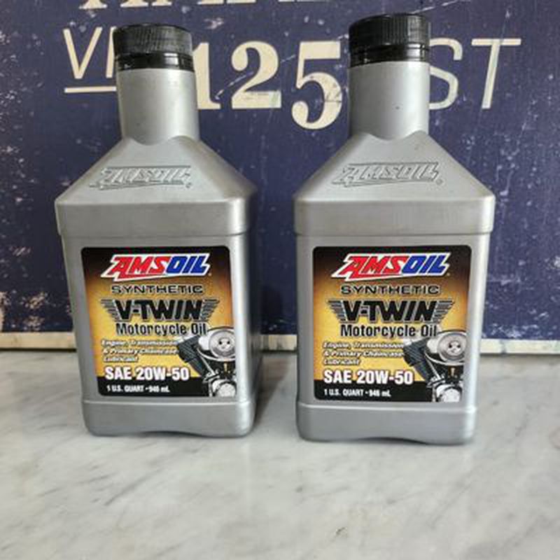 OIL AMSOIL V-TWIN MOTORCYCLE SAE 20/50 HARLEY DAVIDSON