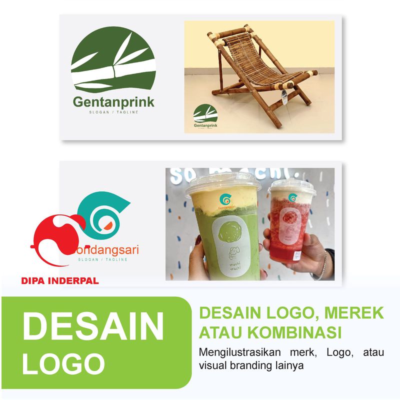 Desain Logo, Merek, atau Visual branding lainya