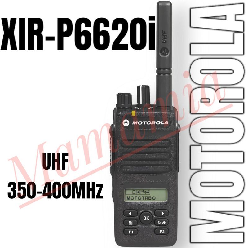 HT Motorola XIR P6620i UHF 350-400 MHZ Digital Analog Handy Talkie