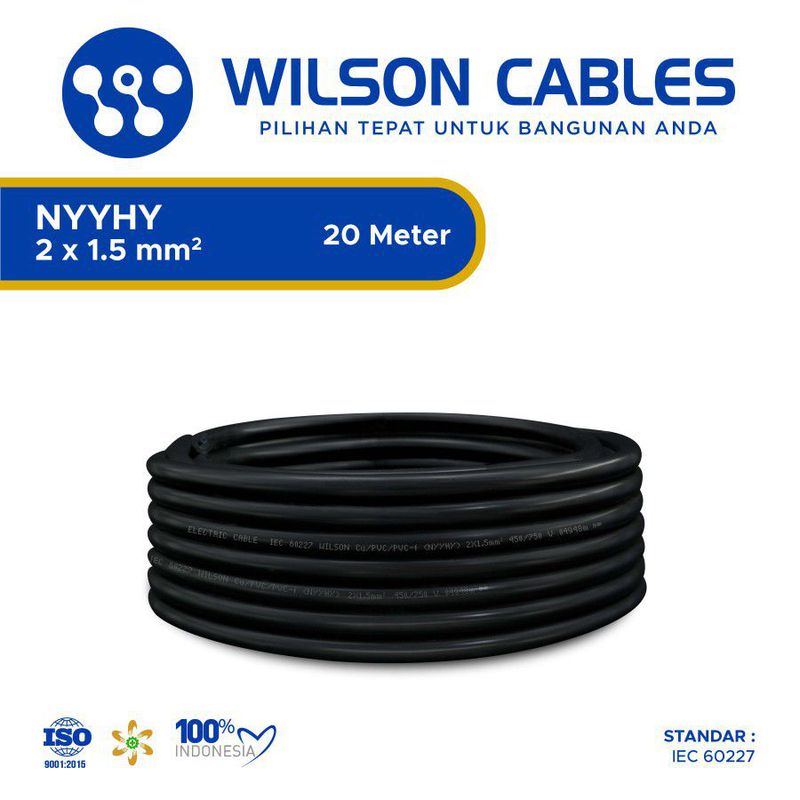 Kabel NyyHy 2 X 1.5 [20 m]