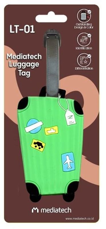Mediatech Luggage Tag Label Nama Koper Premium - P01 470029 - P13