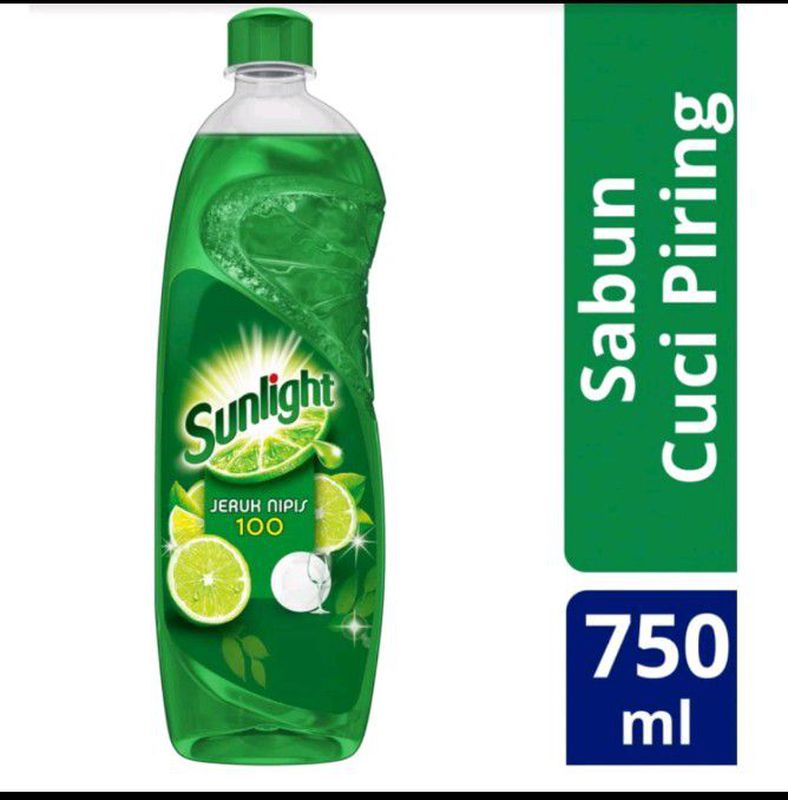Sabun cuci piring cair sunlight 750 ml