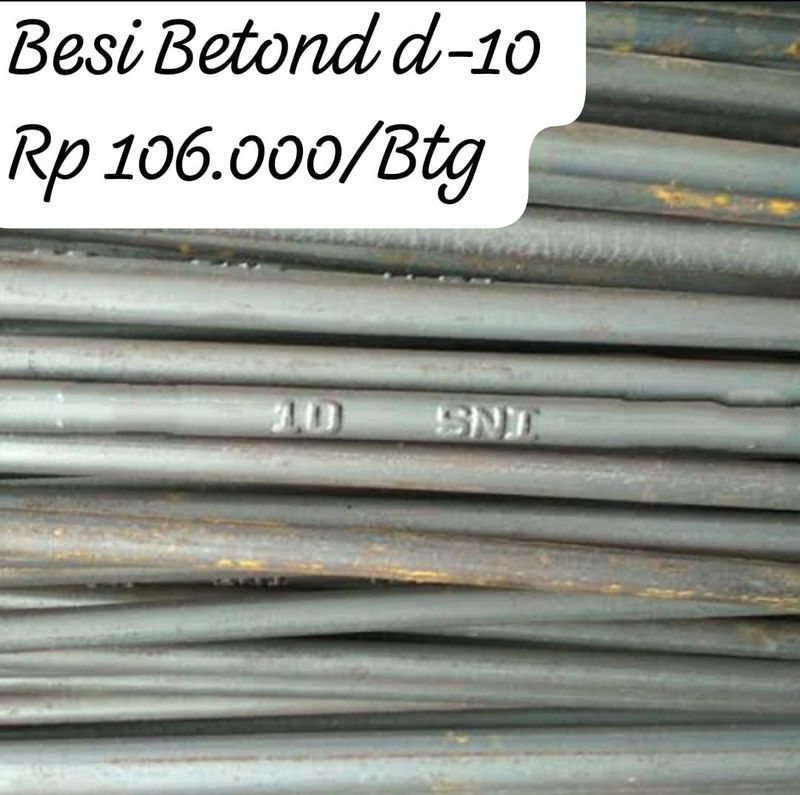 Besi Beton d-10 - Polos