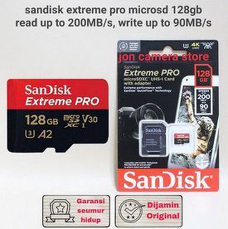 MicroSD SanDisk Extreme Pro MicroSD | 128GB