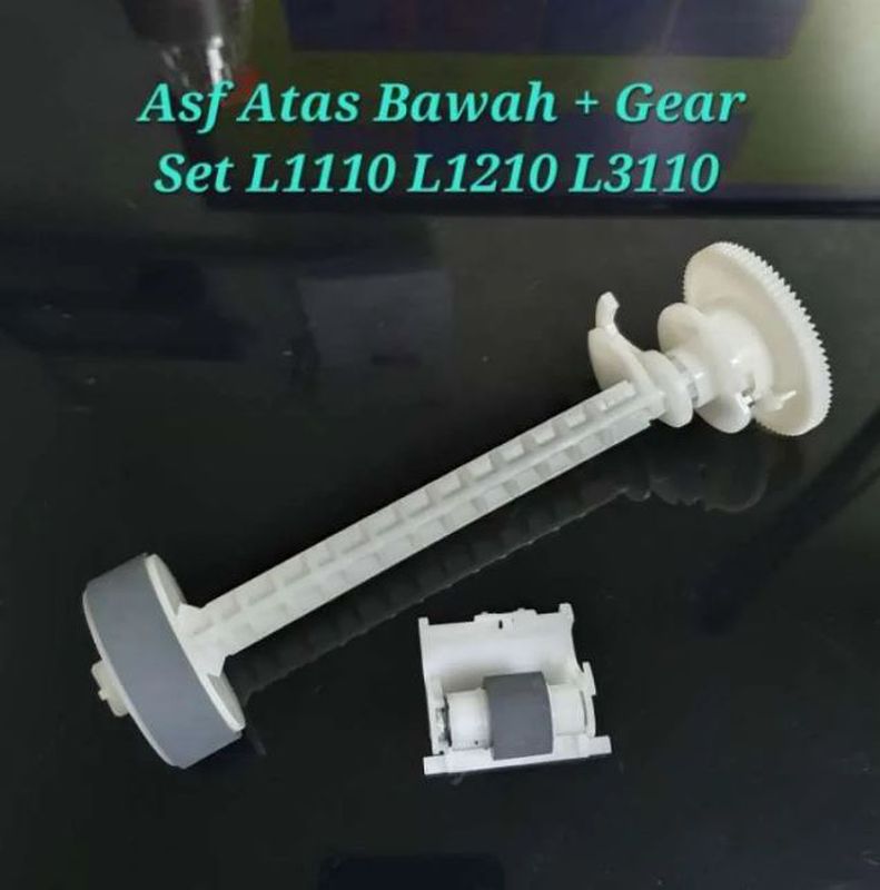 Penggantian 1 Set Roller dan Gear ASF Printer Epson L1210 L1250 L3210 L3250