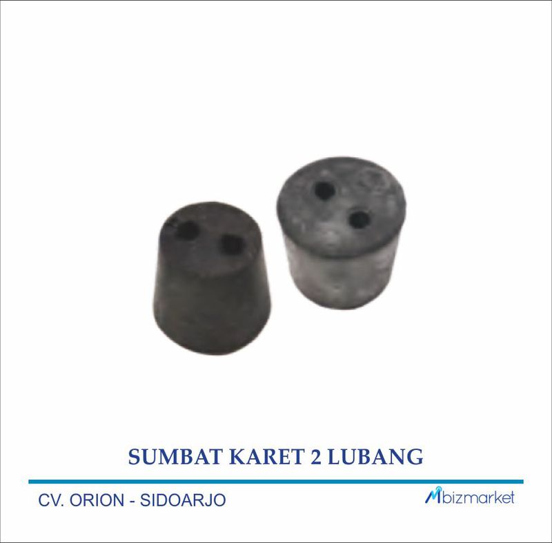 Sumbat Karet 2 Lubang