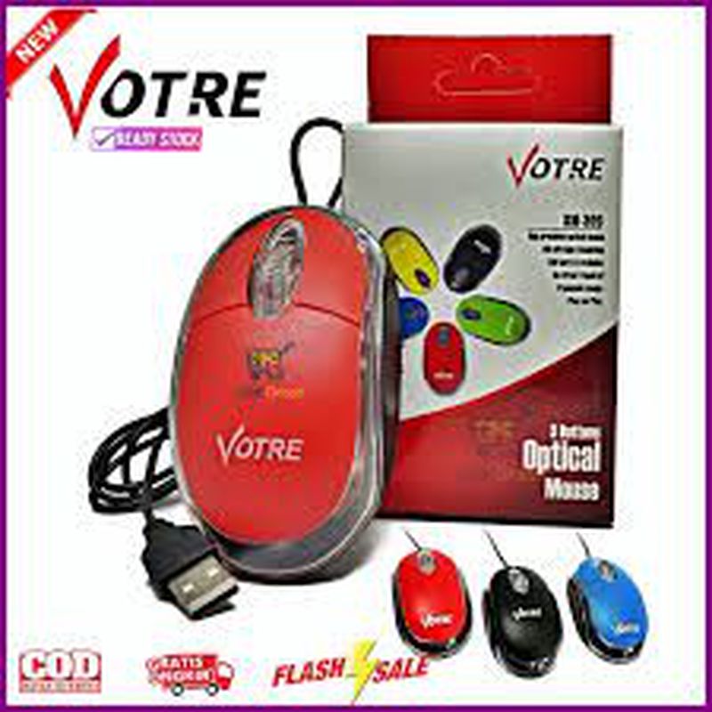 Mouse Kabel Komputer Merk VOTRE