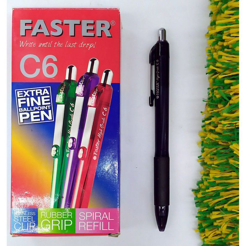 Ballpoint Faster Hitam