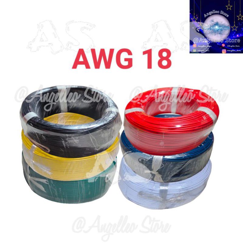 Kabel AWG 18 Hitam