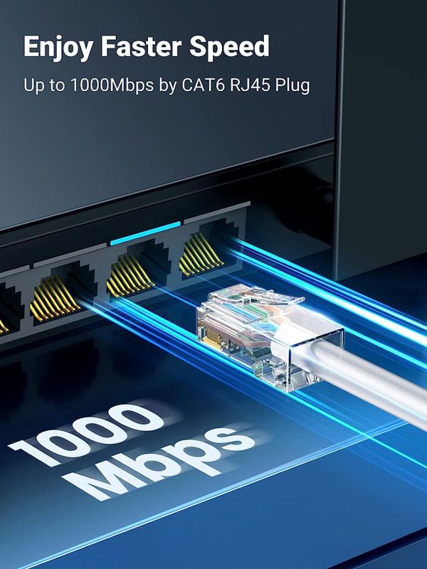 UGREEN Konektor RJ45 Cat5e Cat 6 UTP Modular Ethernet Gigabit