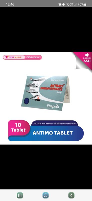 Antimo 50gr 10 Tablet