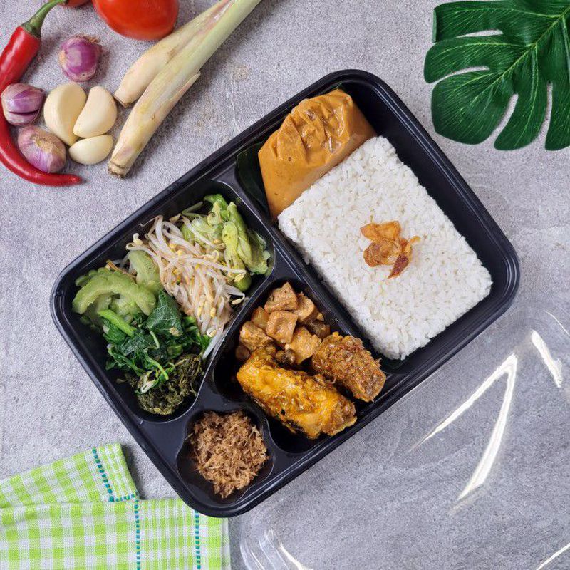 Box Nasi Pecel Empal Gandok
