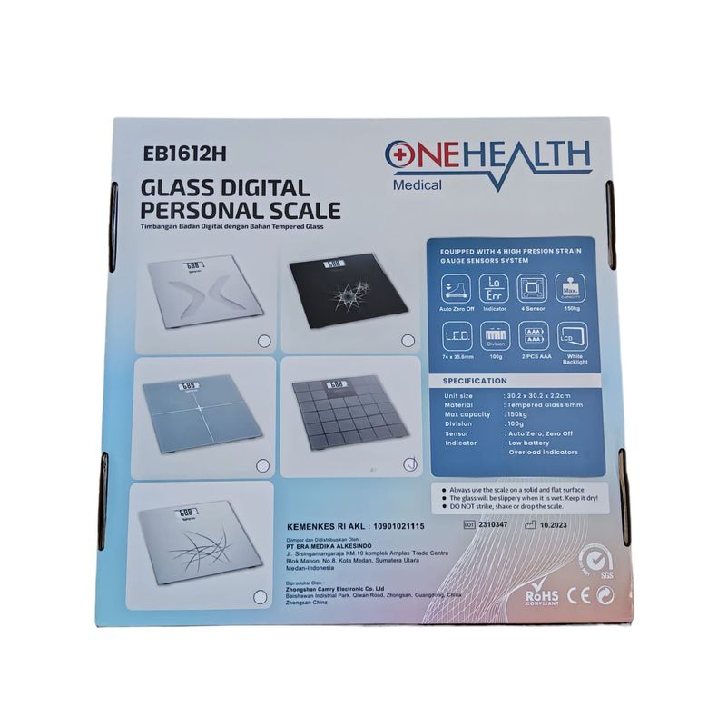 Timbangan digital OneHealth EB1612H
