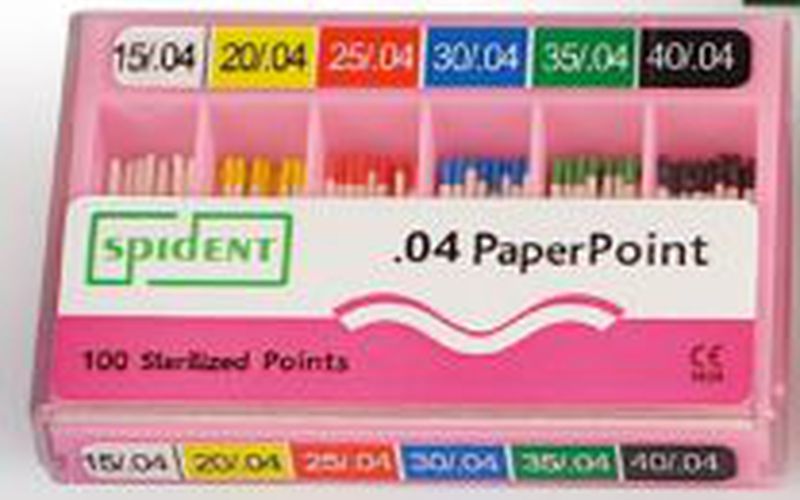 Paper Point Taper Size SPIDENT - #40/.06