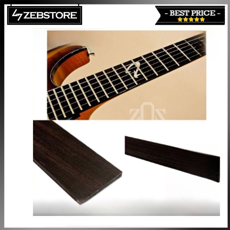 Bahan Material Fretboard Fingerboard Gitar Kayu Wooden Ebony
