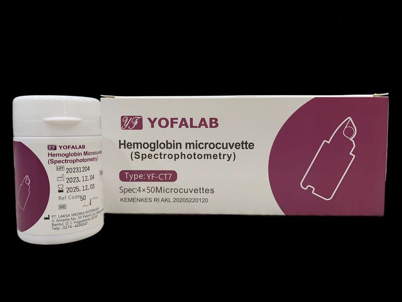 Yofalab Hemoglobin Microcuvvette (Spectrophotometry) YF-CT7