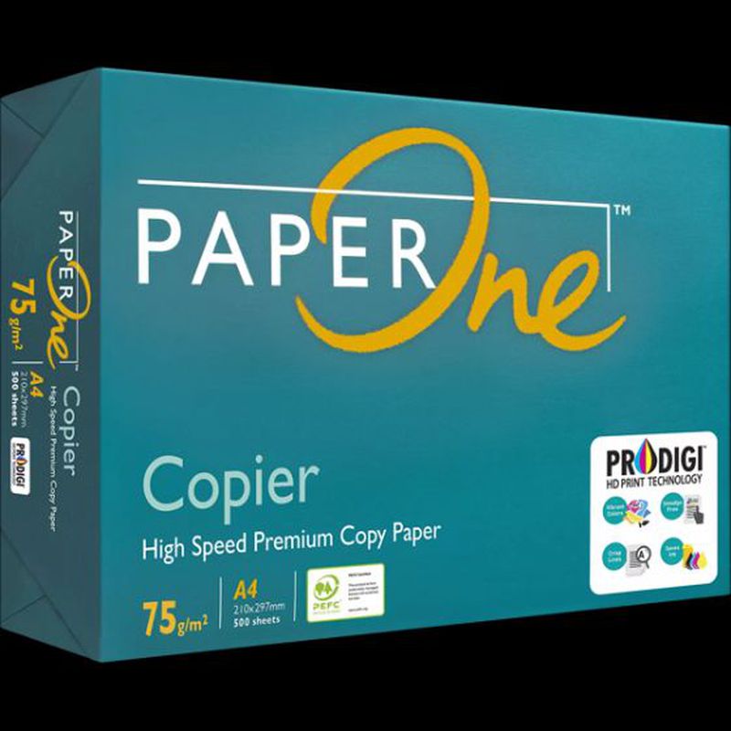 PAPERONE A4 75 GRAM - Kertas Fotocopy Print HVS A4 75 gr PaperOne Box Dus
