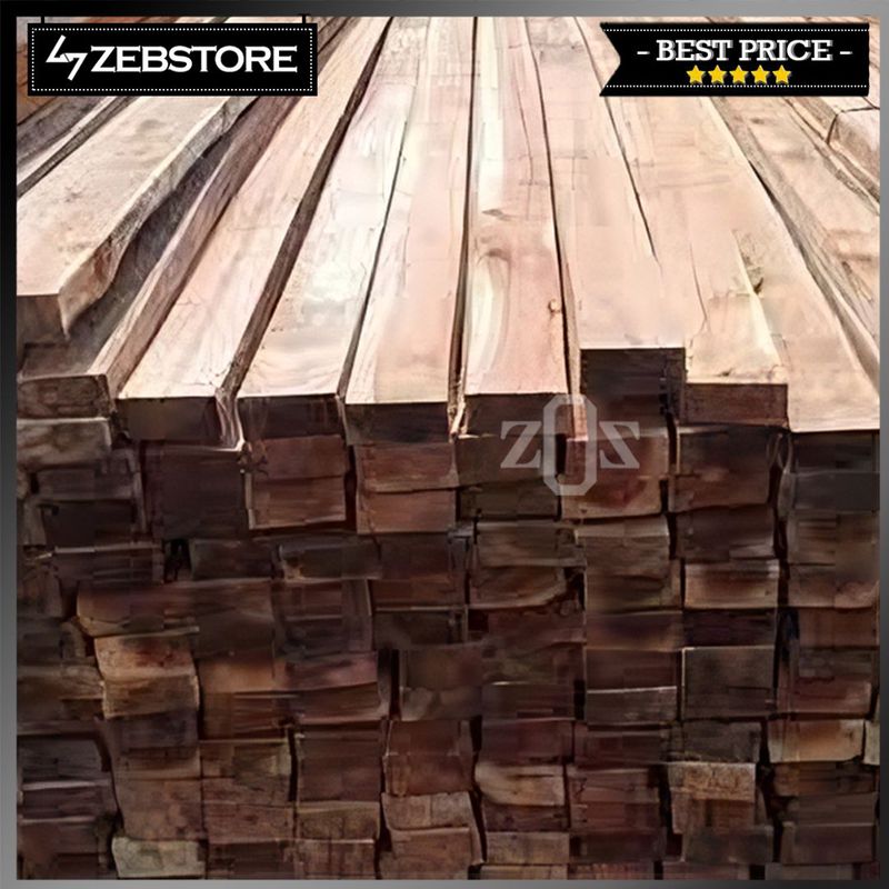 Kayu Wood Mahogany Mahoni Solid 1 Inch & 2 Inch - 1Inch